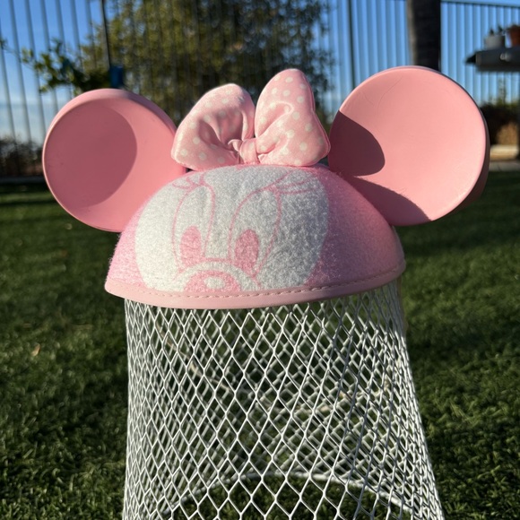 Disney | Accessories | Custom Kailey Disney Minnie Mouse Pink Ears Hat ...